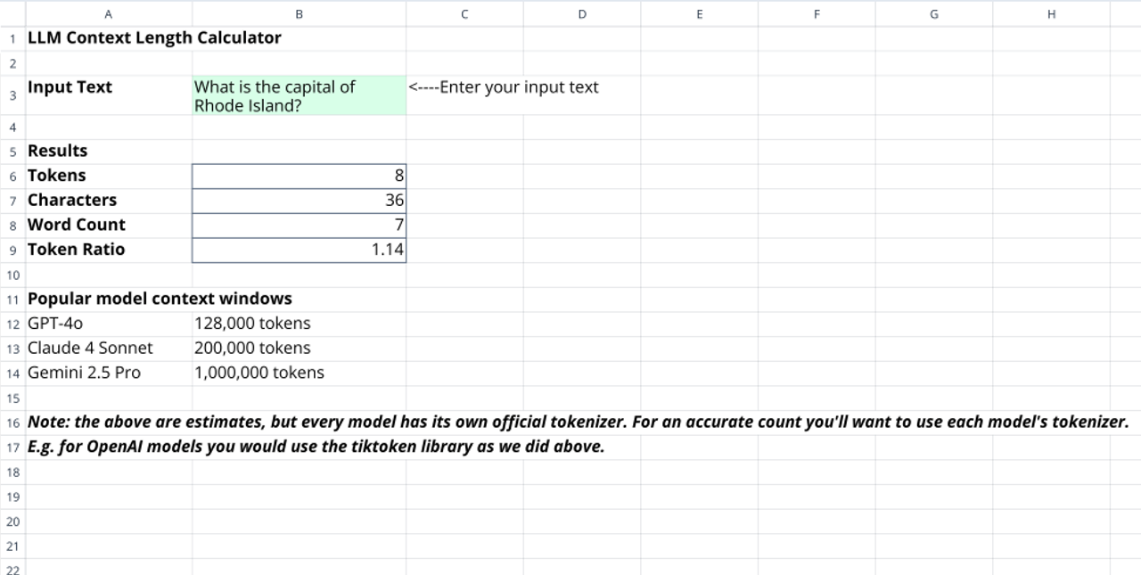 LLM Context Length Calculator | Quadratic