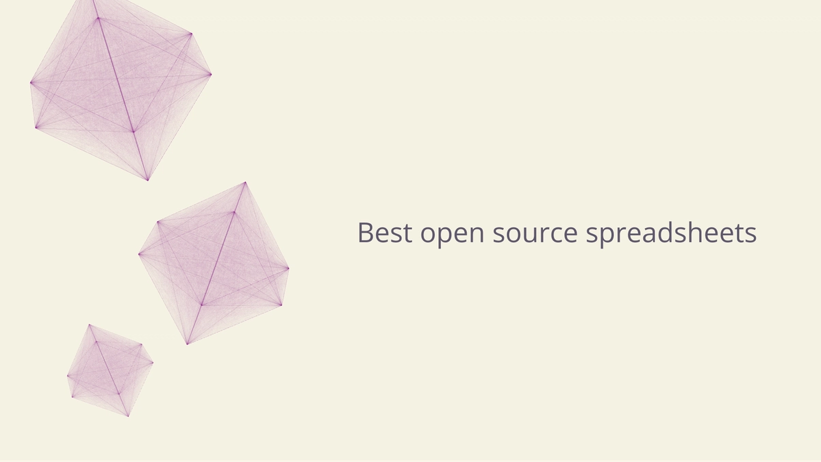 Comparing The 5 Best Open Source Spreadsheets