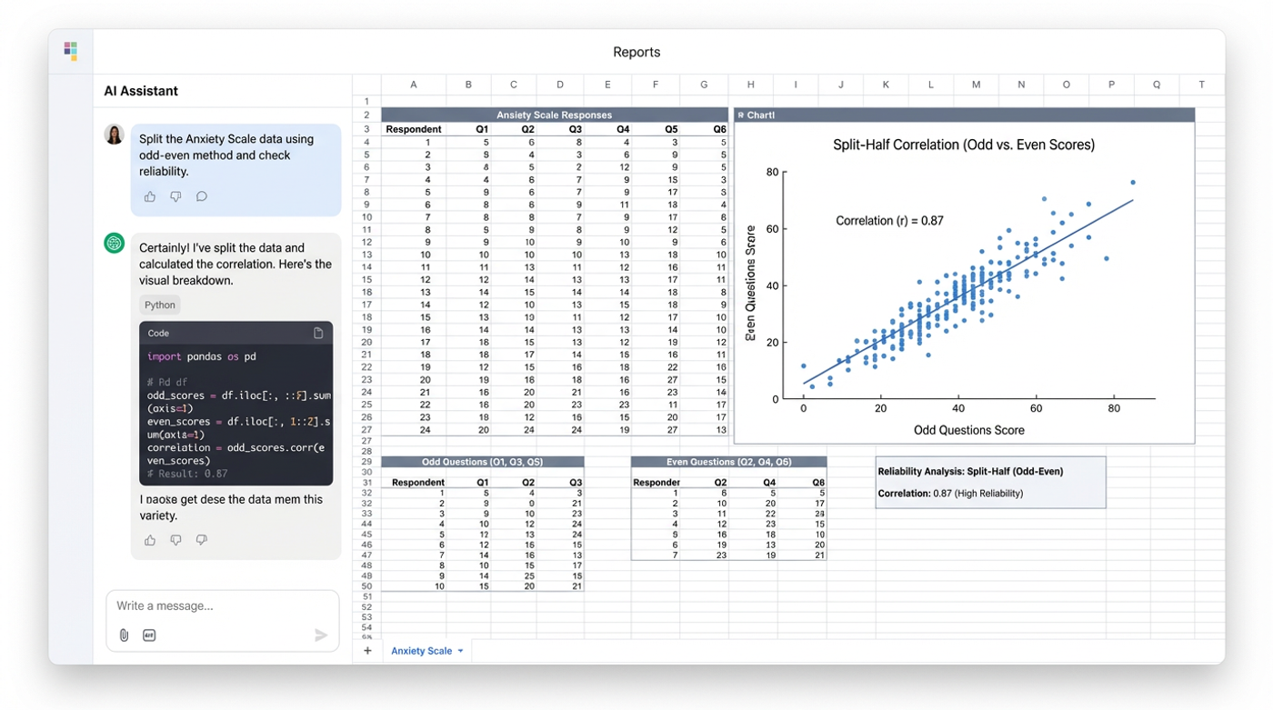 Split-Half Reliability: Evaluate Survey Scale Consistency