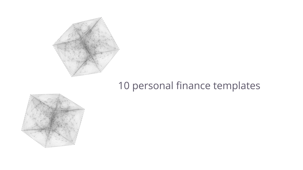 10 Personal Finance Templates to Take Control of Your Money