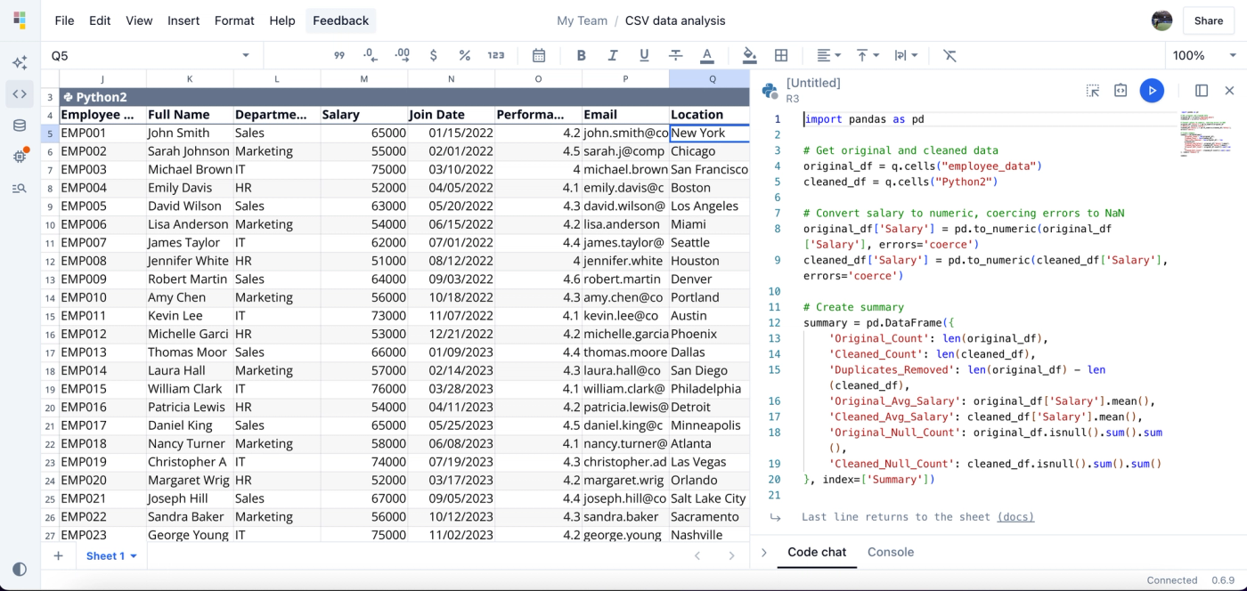 How to Analyse CSV Data in Seconds
