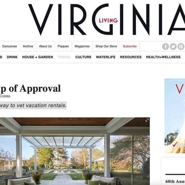 Virginia Living Magazine Recognizes the One Hundred Collection
