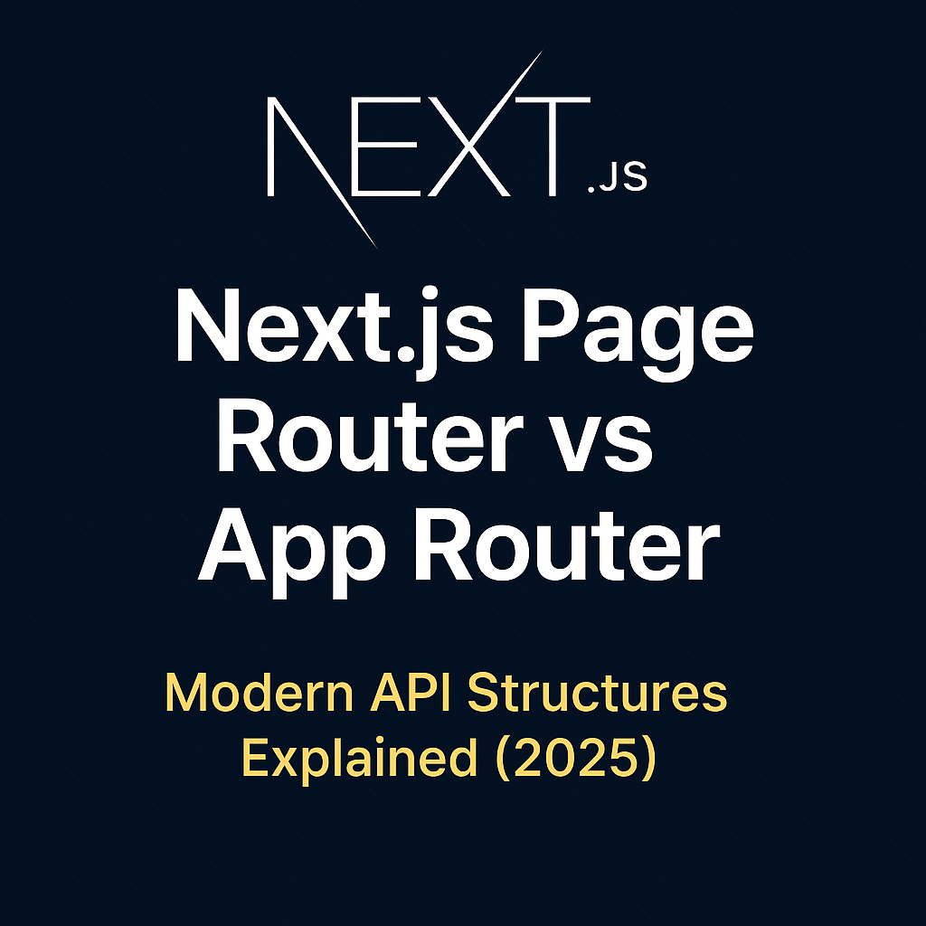 Next.js Page Router vs App Router in 2025: Full API Structure Guide ...