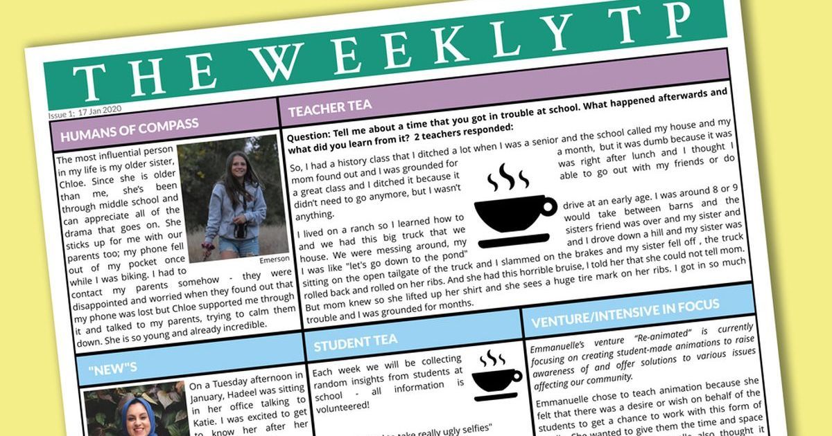 Student Newspaper "The Weekly TP" Launches