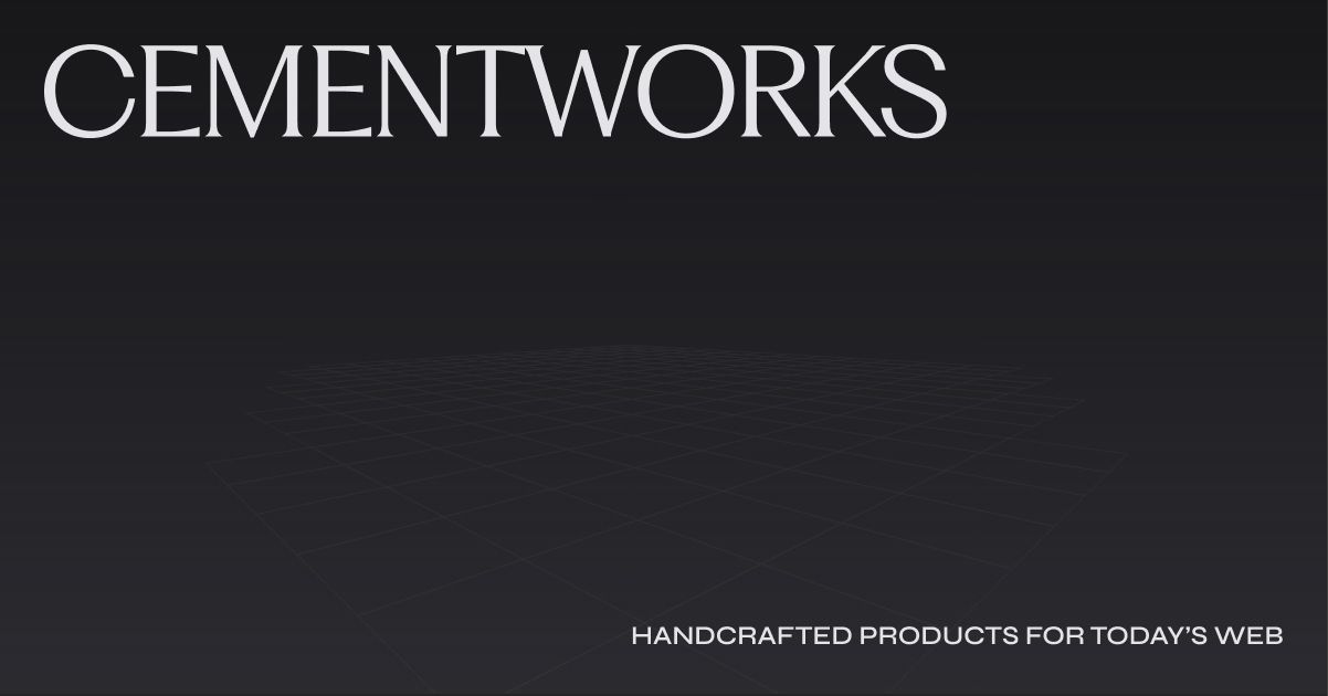 Cementworks | An Independent Creative Development Studio