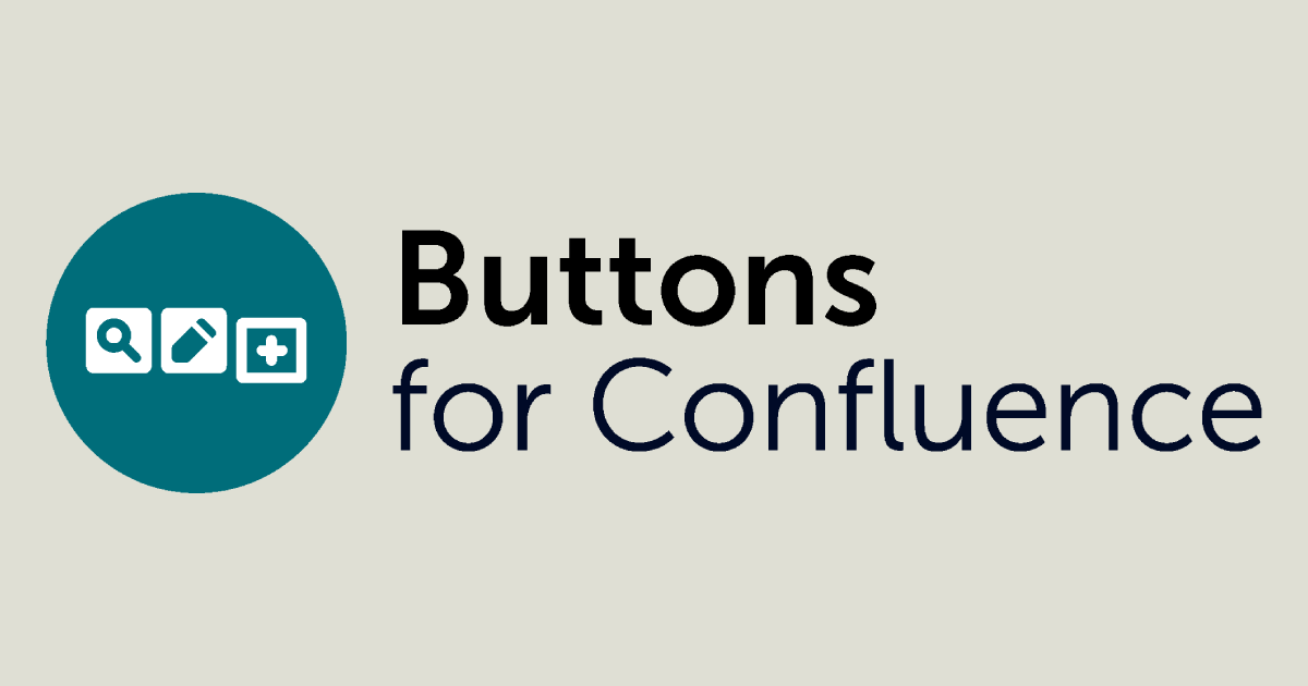 Buttons for Confluence