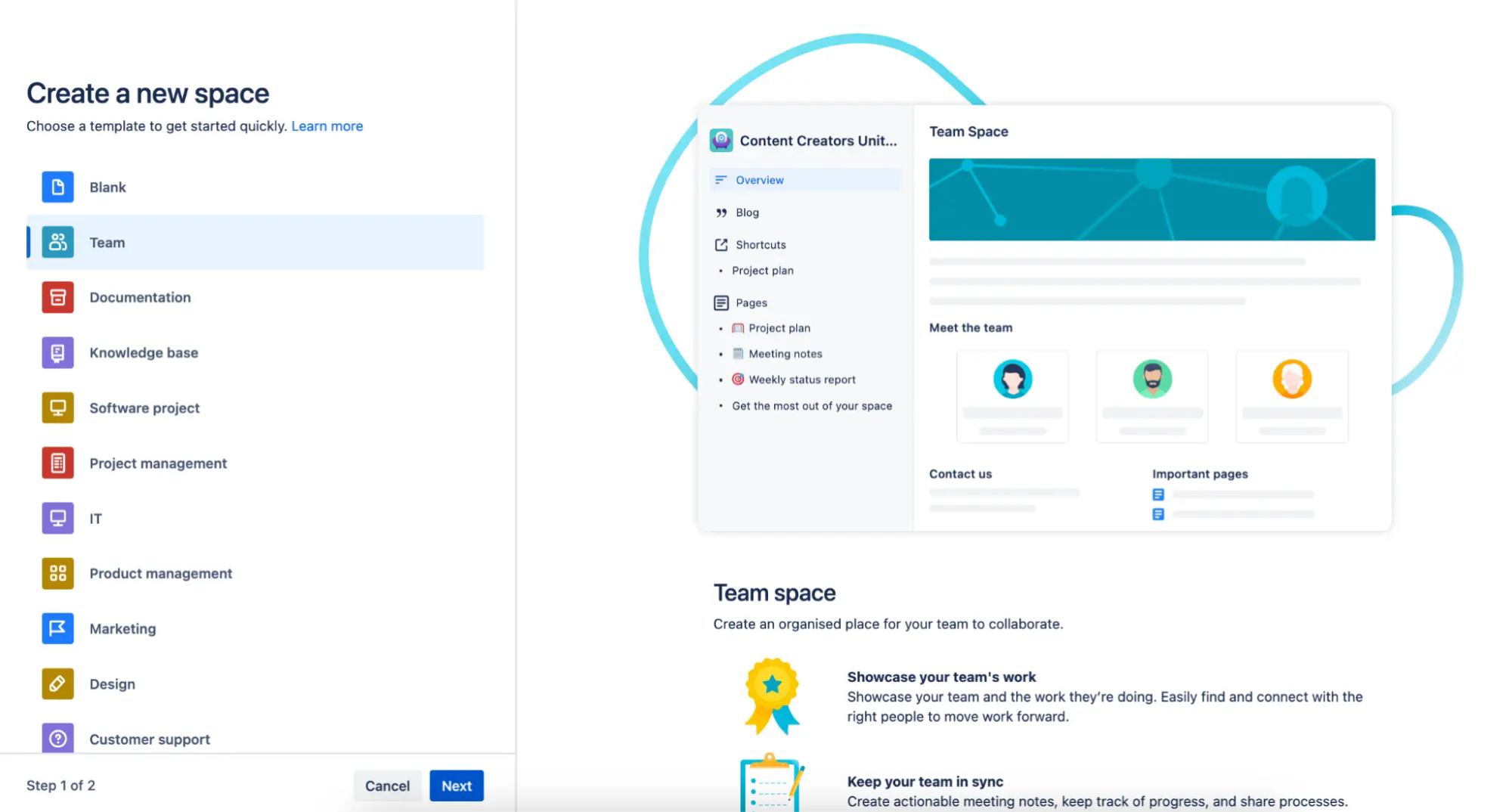 How to create a Confluence team page that connects everyone