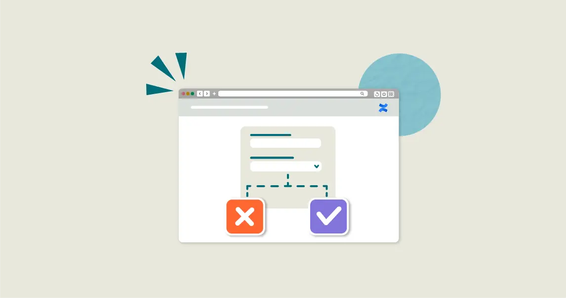 Tailor form questions with conditional fields in Confluence