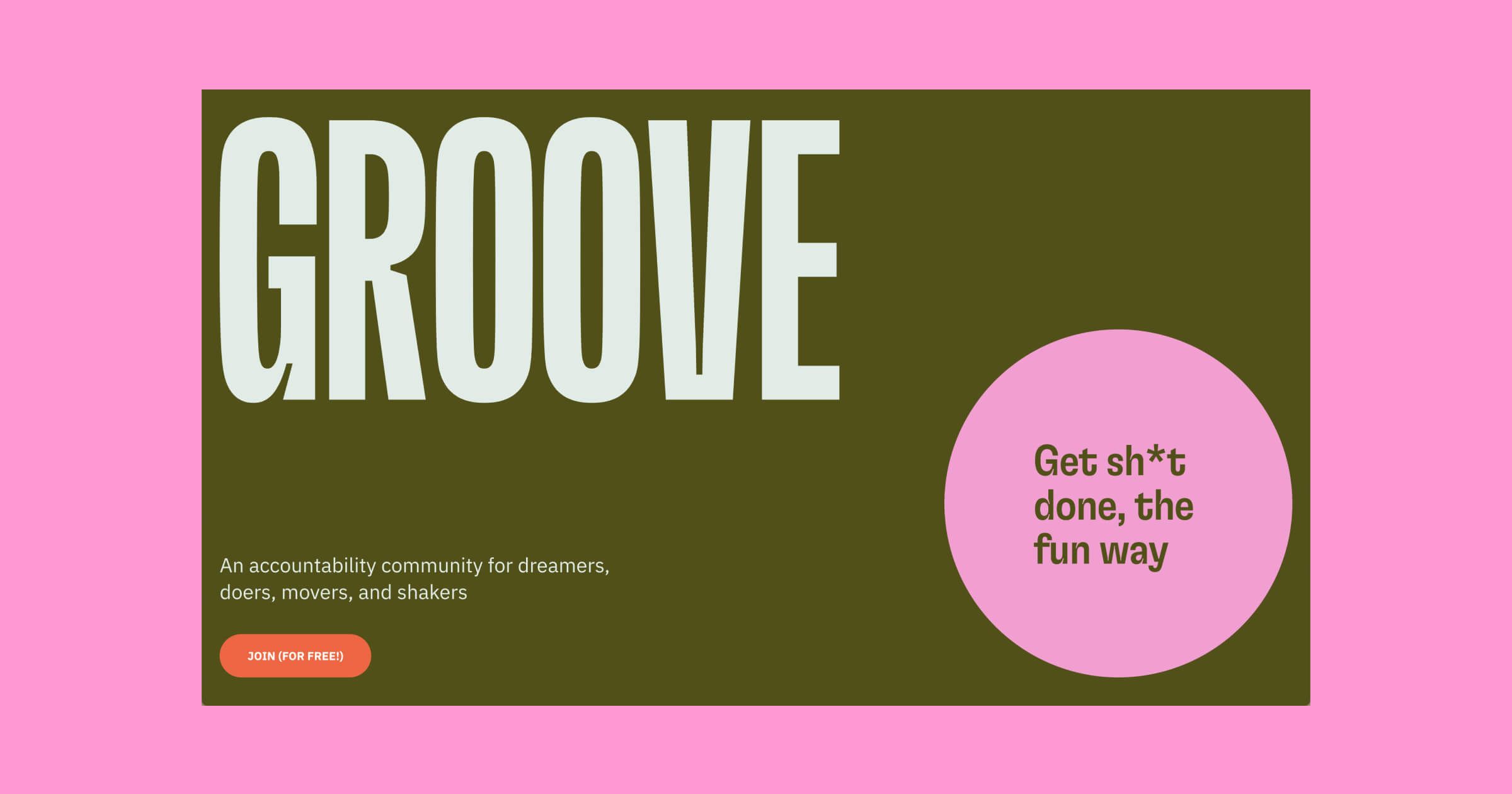 Groove | Self Aware | Design and Technology Studio