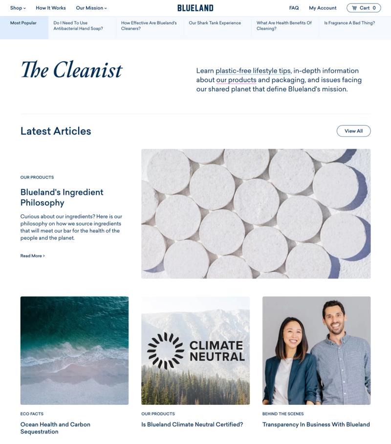 Blueland | Self Aware | Design & Technology Studio