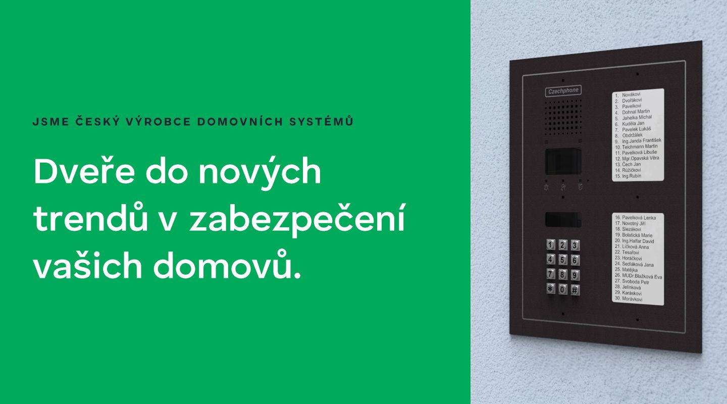 Inteligentní řešení pro správu přístupů | CZECHPHONE - Výrobce ...