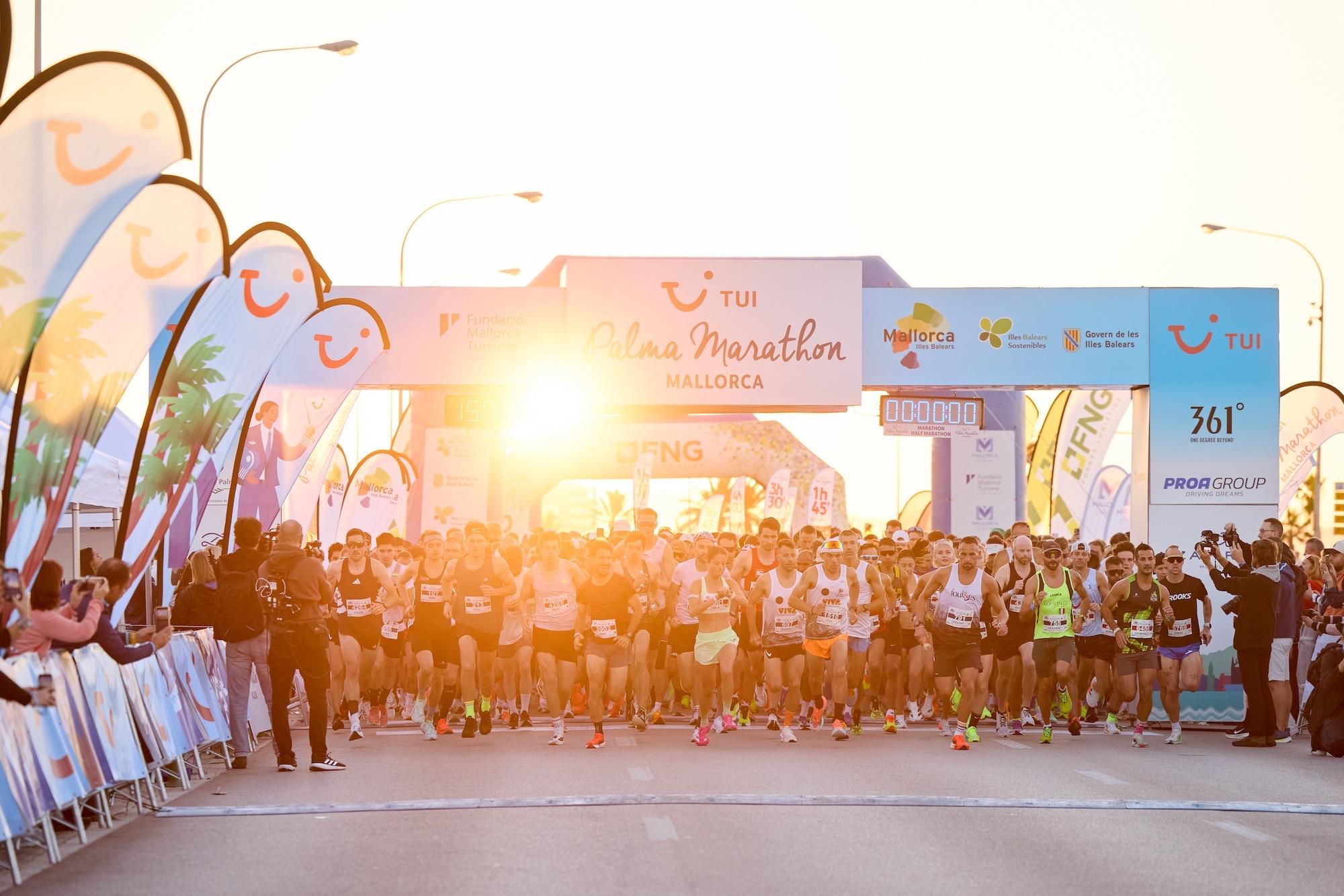 The TUI Palma Marathon Mallorca 2025 attracts over 30,000 spectators ...