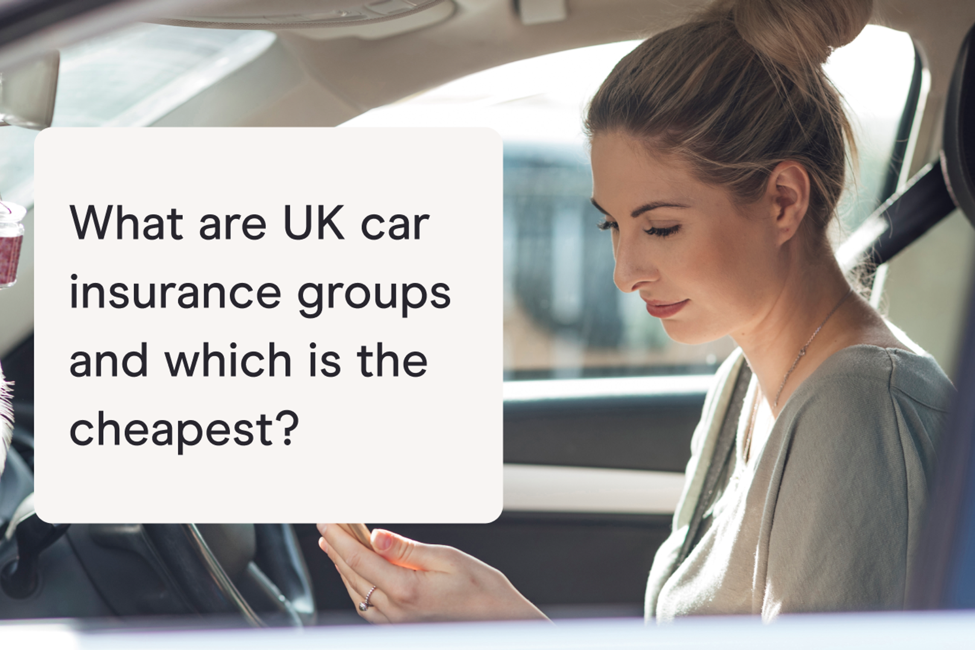 Which car insurance group is the cheapest?