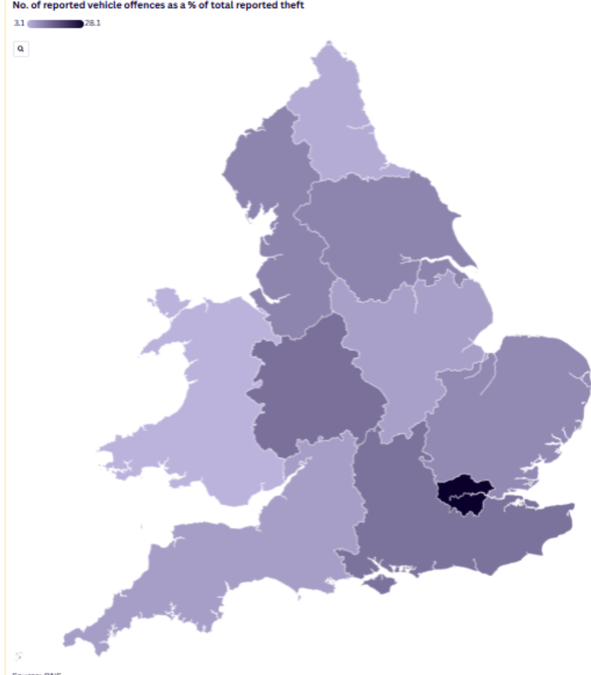Latest UK car theft statistics 2025