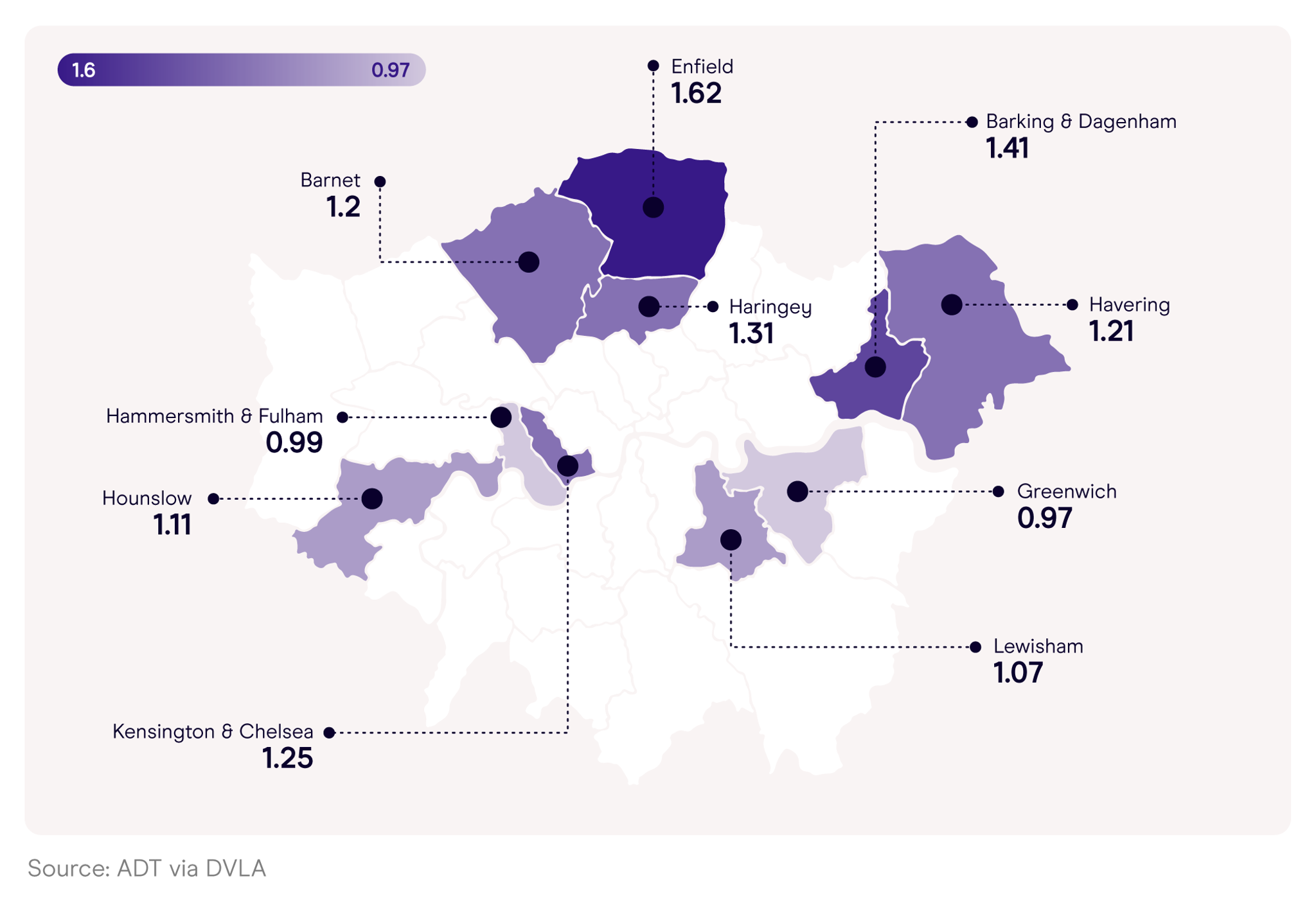 Latest UK car theft statistics 2025