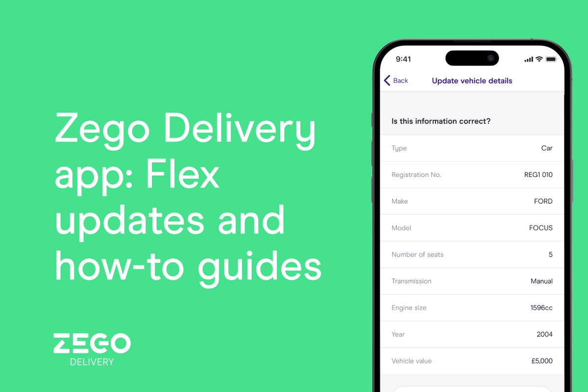 How to change your address in the Zego Delivery app for Fixed policies