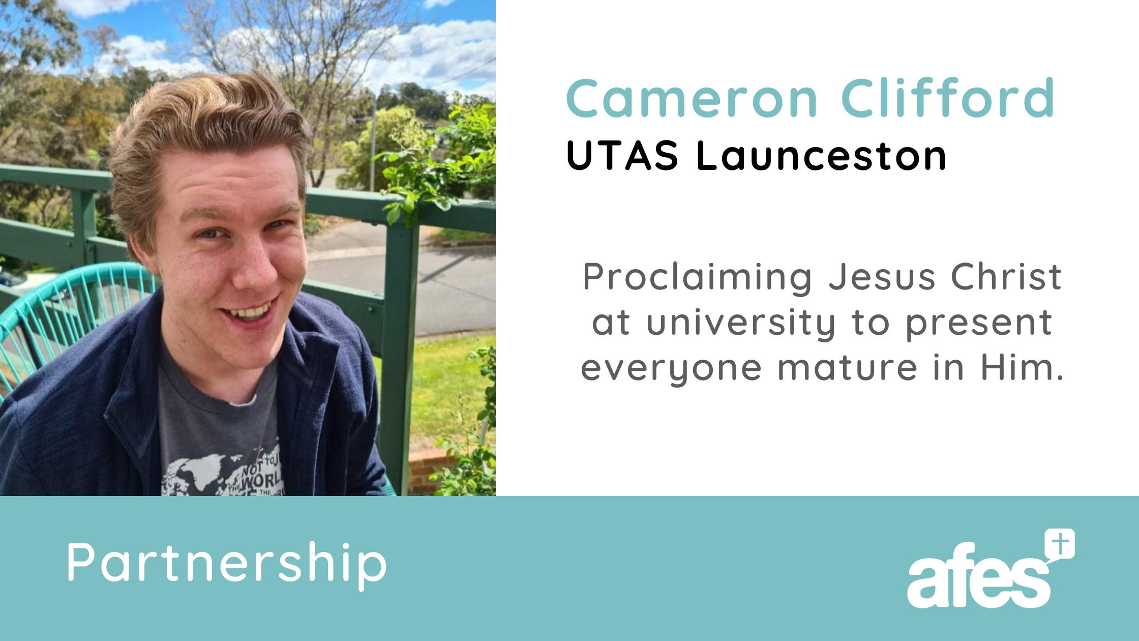 AFES Partnership Letter | Cameron Clifford
