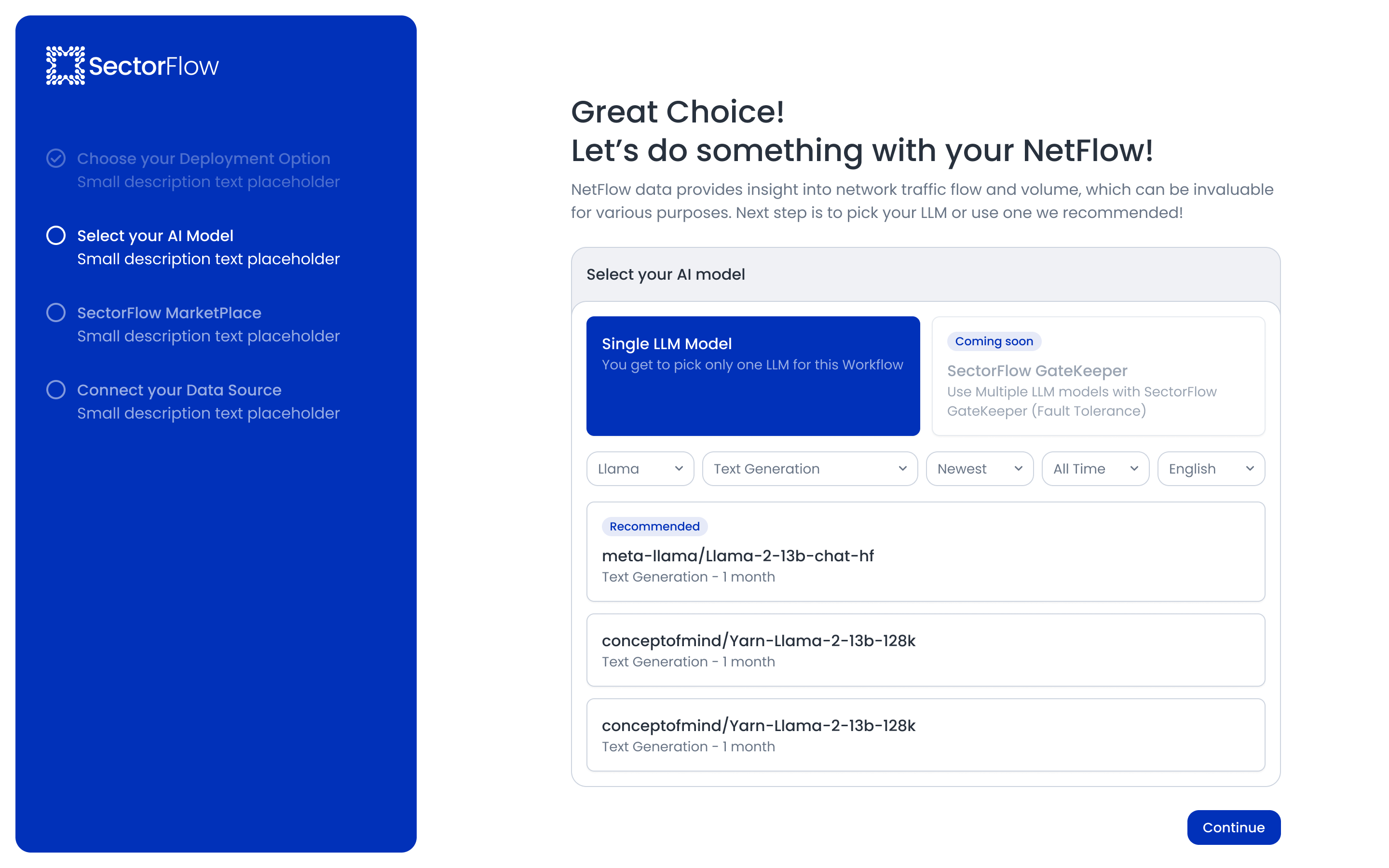 Revolutionizing Data Analytics with AI — SectorFlow