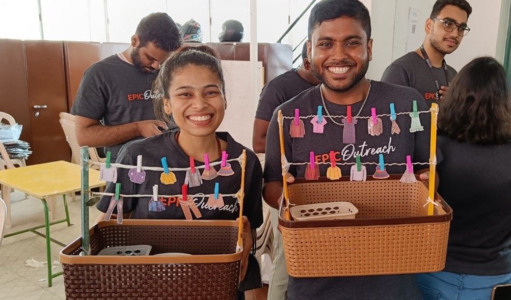 Epsilon volunteers make learning aids for children with autism