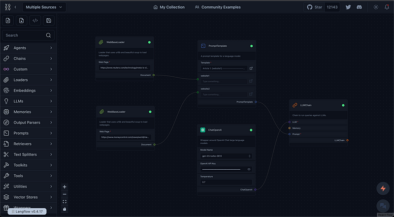 Langflow Micro Tutorials — Multiple Sources | Langflow - The AI Agent Builder