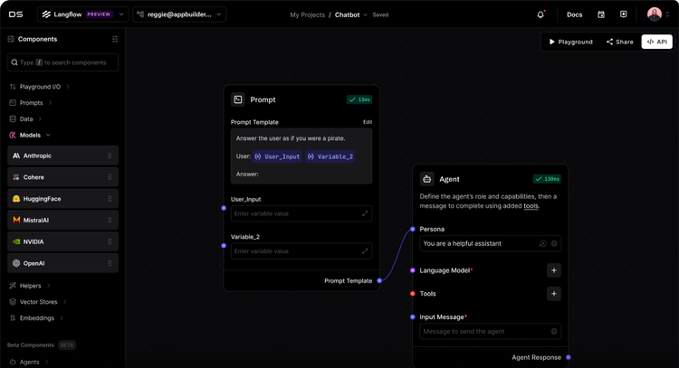 Langflow: Visual Low-Code AI App Builder for Agents and RAG | DataStax Langflow: Visual Low-Code AI App Builder for Agents and RAG | DataStax