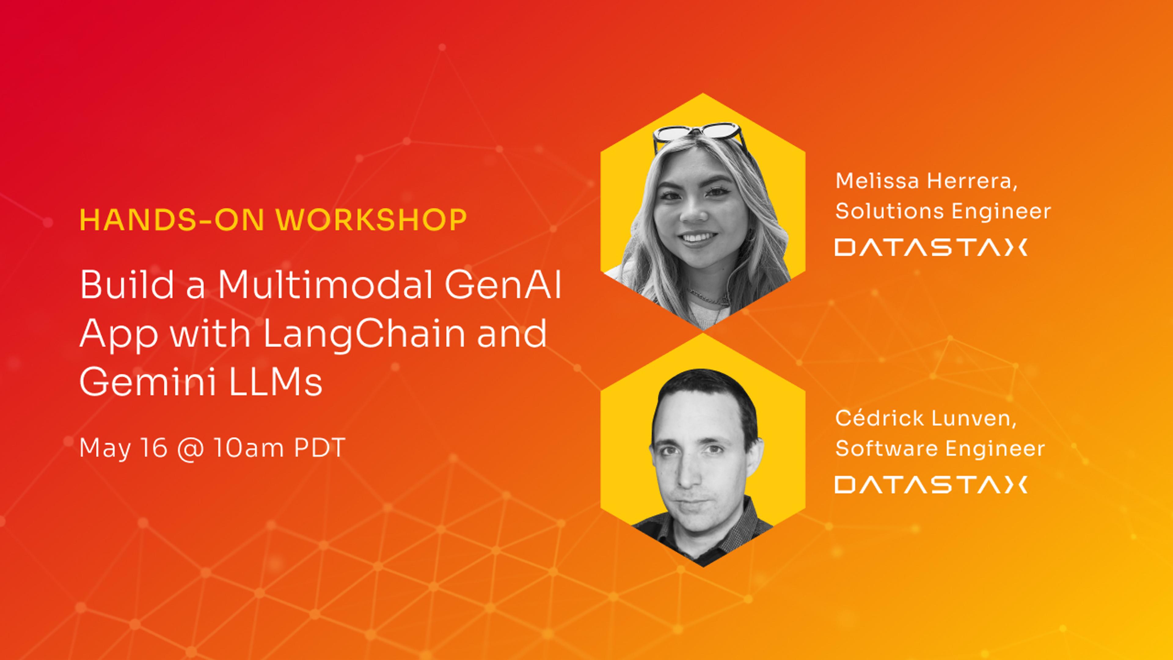 Build A Multimodal Genai App With Langchain And Gemini Llms Datastax