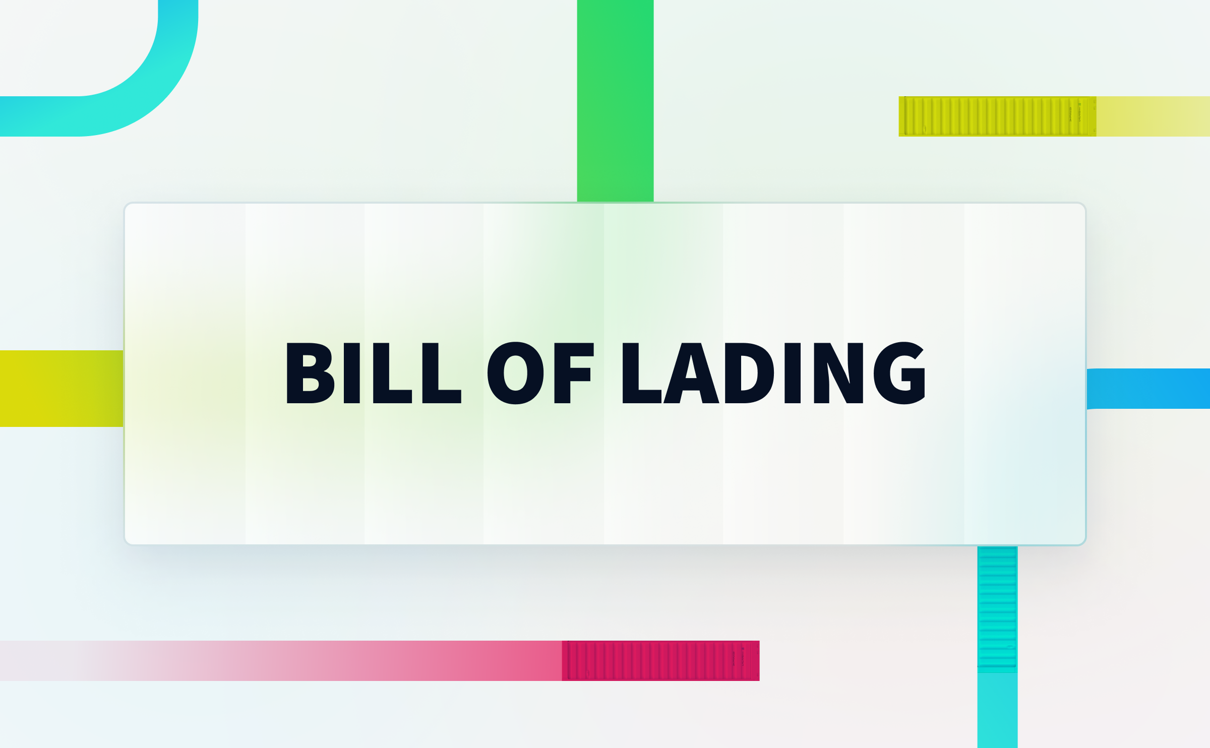 Bill of Lading (BOL) | Terminal49