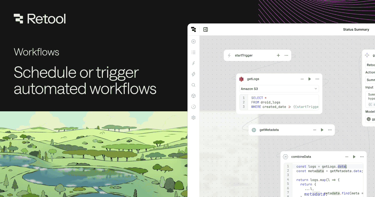 Retool | Visual workflow automation, built for developers