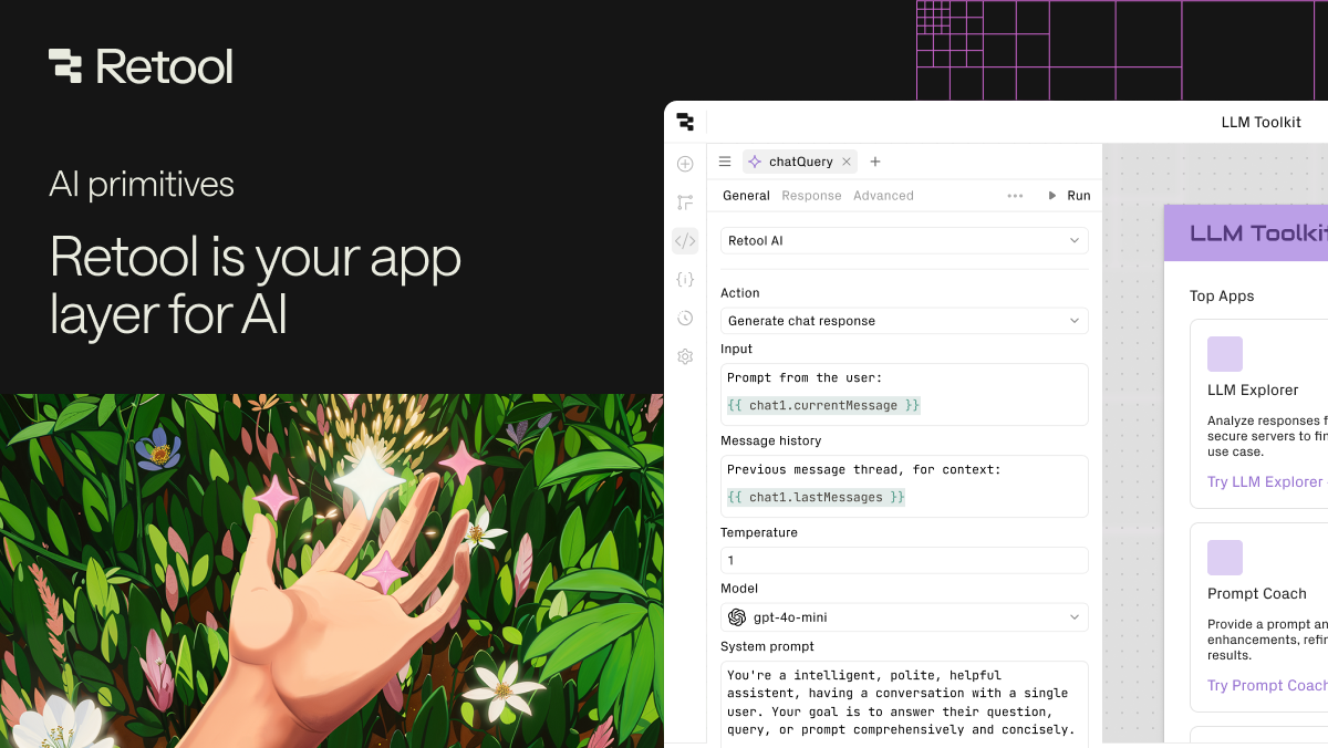 Retool | Automate and speed up business processes with AI