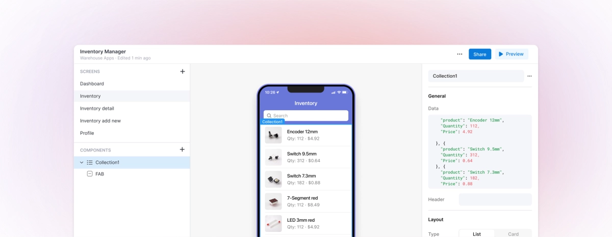 Retool Blog | Introducing Retool Mobile (Private Beta)