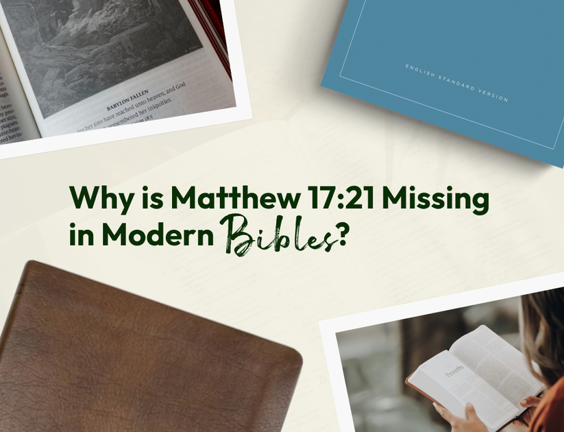 Why is Matthew 17:21 Missing in Modern Bibles? (The Truth About Fasting ...