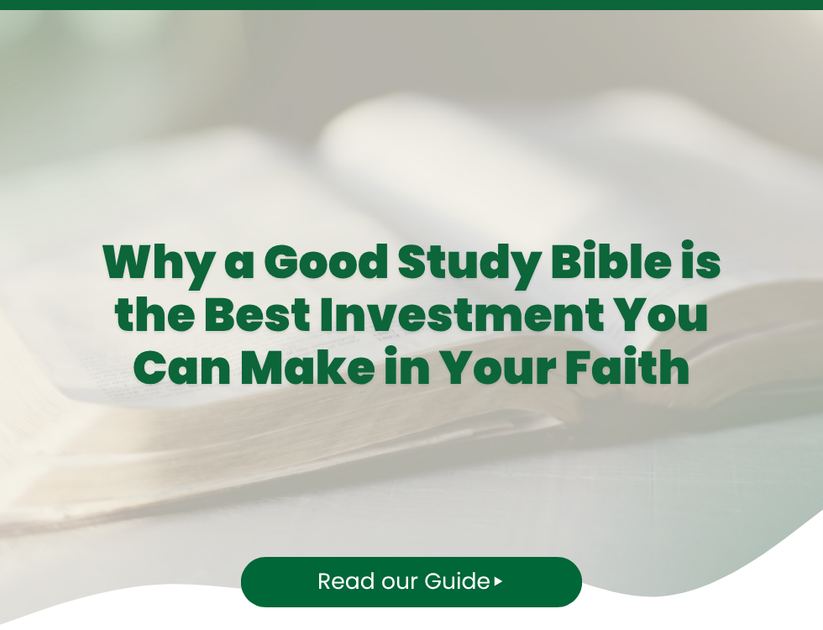 Why a Good Study Bible is the Best Investment For Your Faith (2026 ...