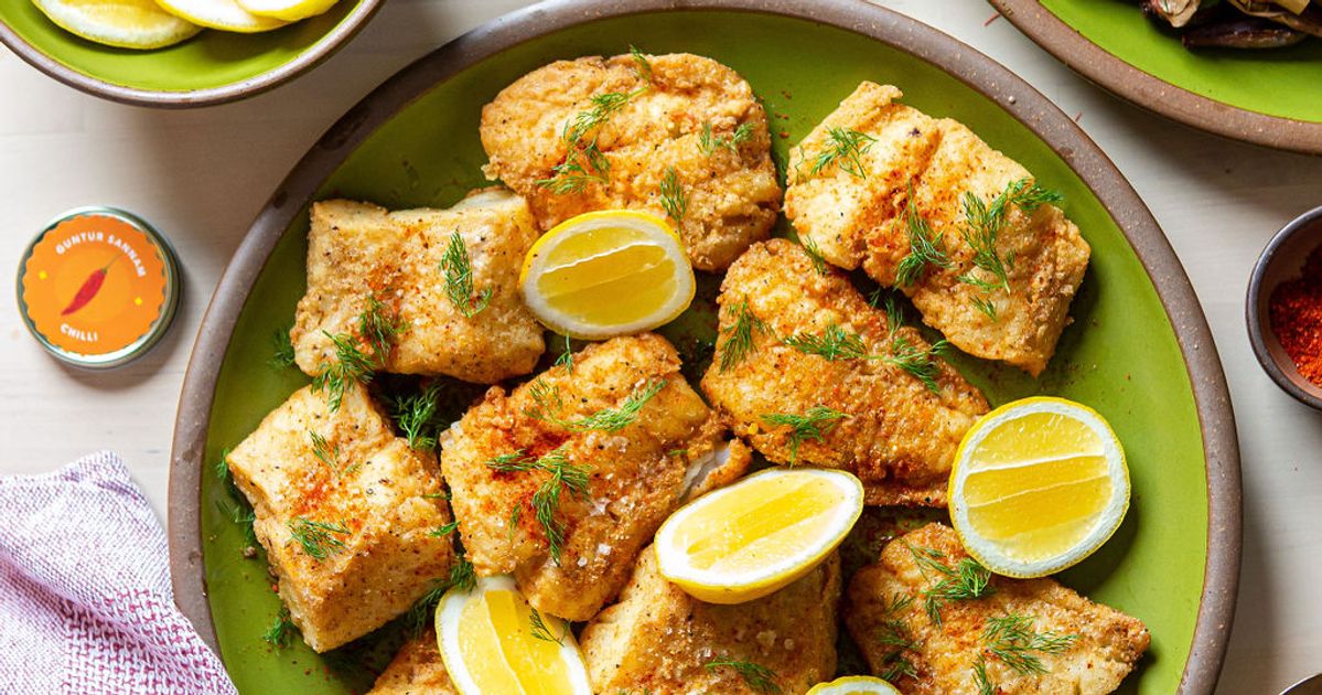 Ashleigh’s Hot Pan-Fried Cornmeal Cod with Buttermilk Tartar Sauce