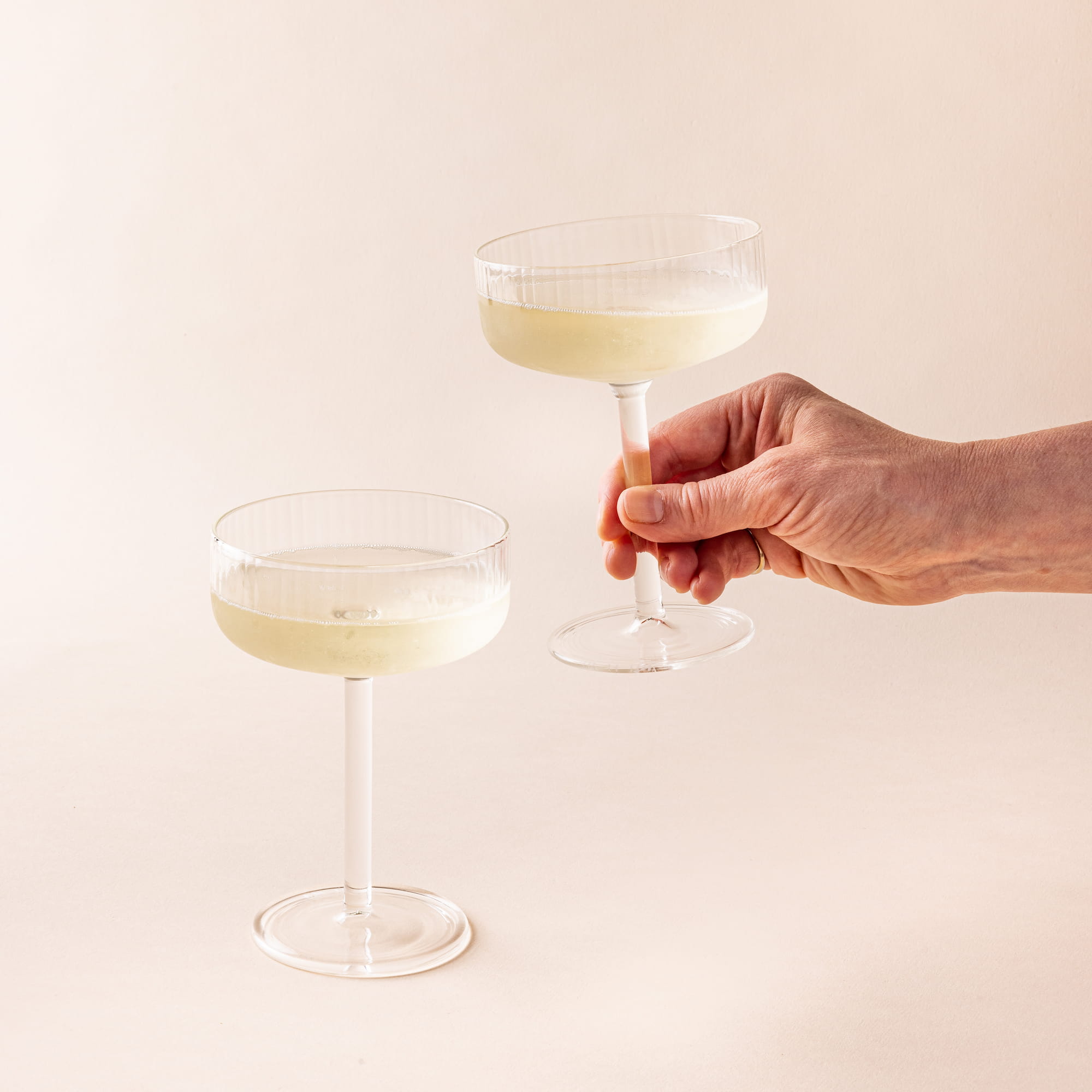 Pair of Luisa Millerighe Coppa Glasses | East Fork