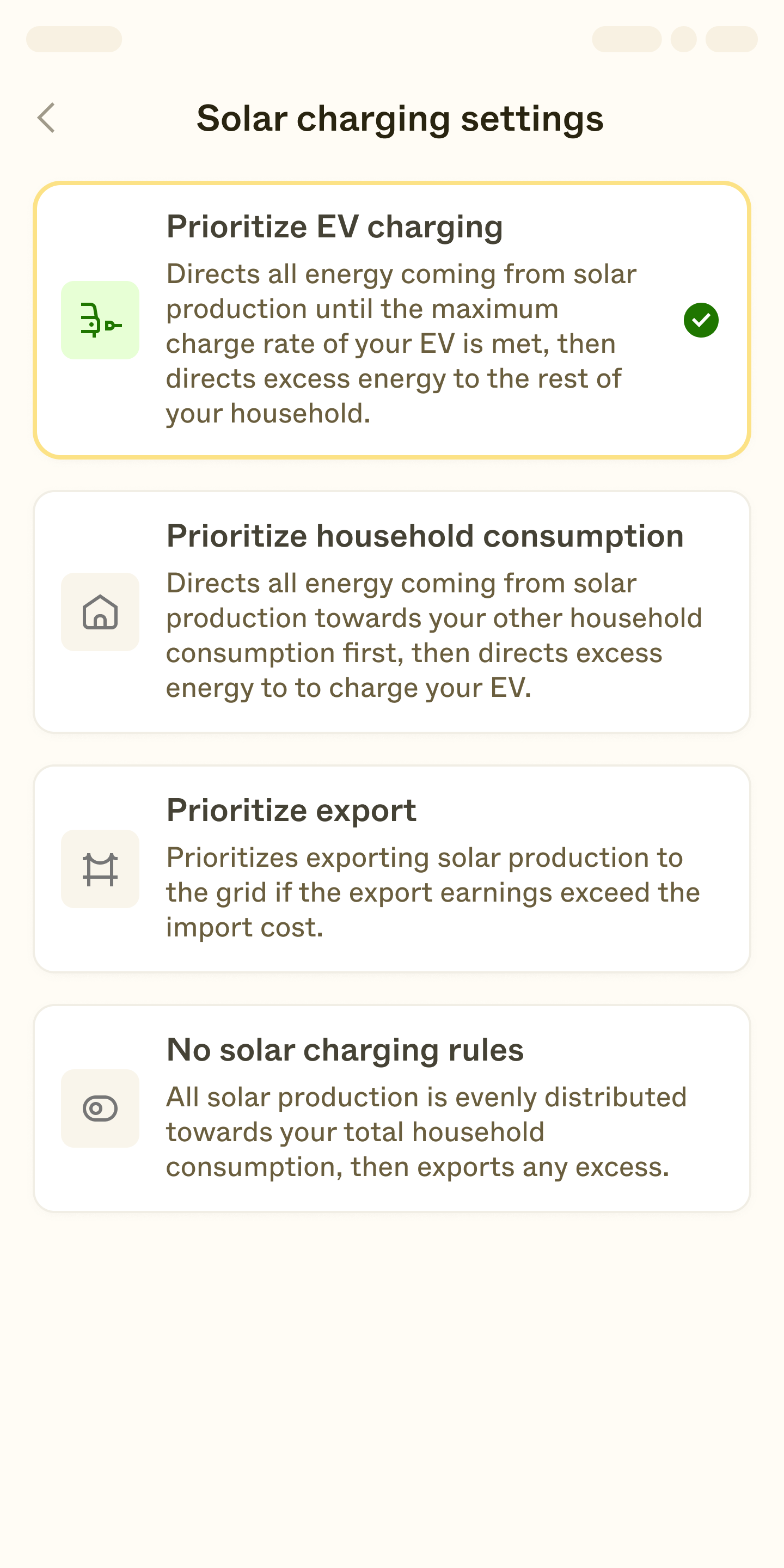 EV smart solar charging | Enode