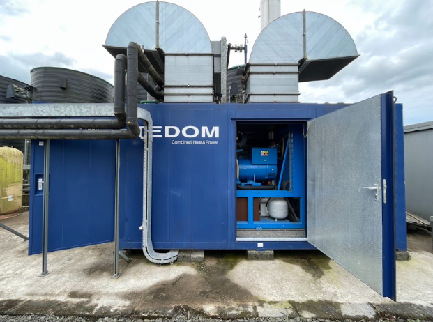 Used Tedom TB210 G5V TW 86 Complete Containerised Biogas Unit for Sale ...
