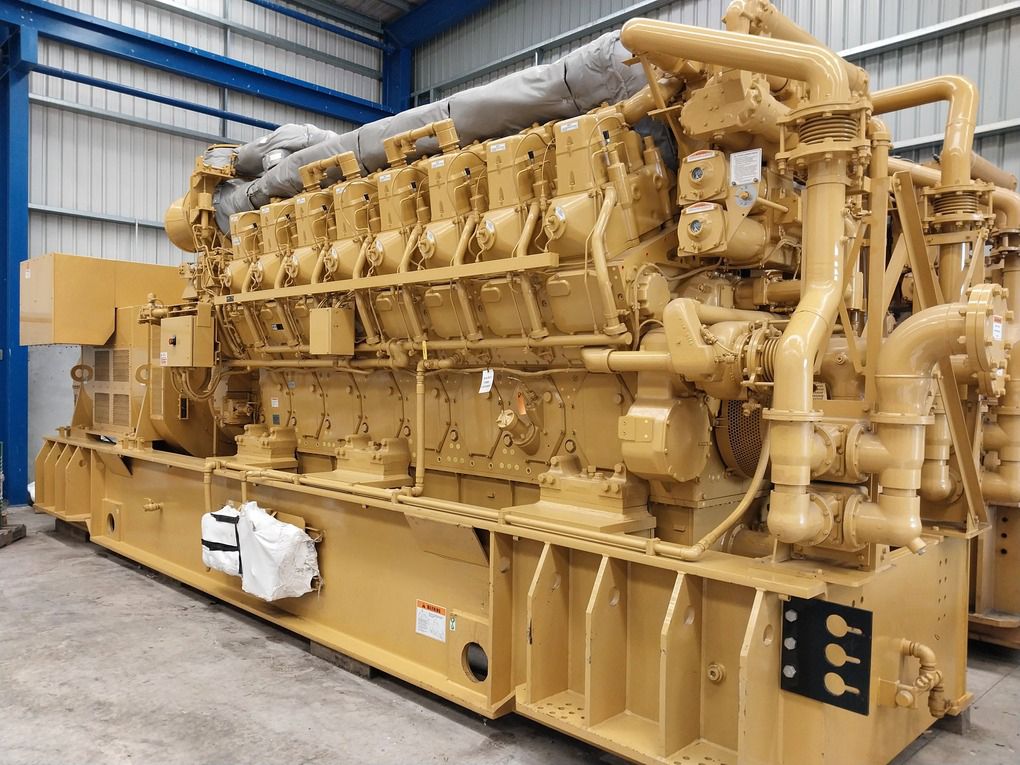 Zero Hour Caterpillar 3616 3.4MW Natural gas Genset - Gas Engine Exchange