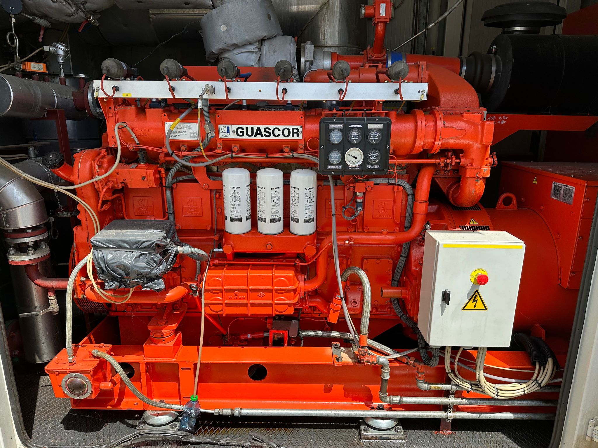 Buy Guascor FGLD180 Natural Gas Generator Set - Gas Engine Exchange