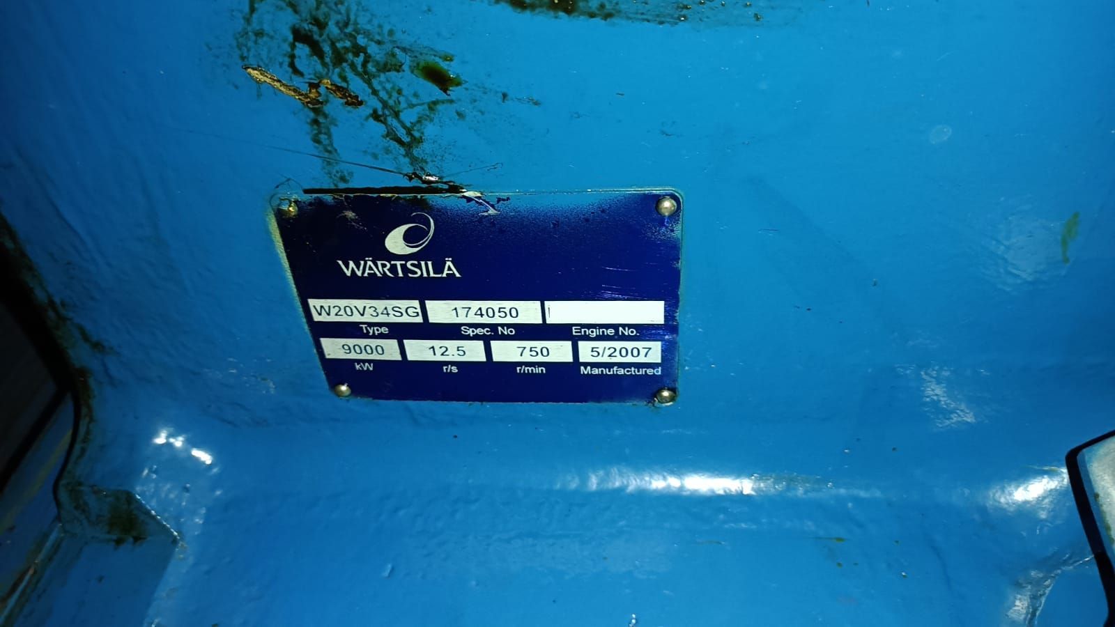 Buy 9MW Wartsila W20V34GS Generator - Gas Engine Exchange