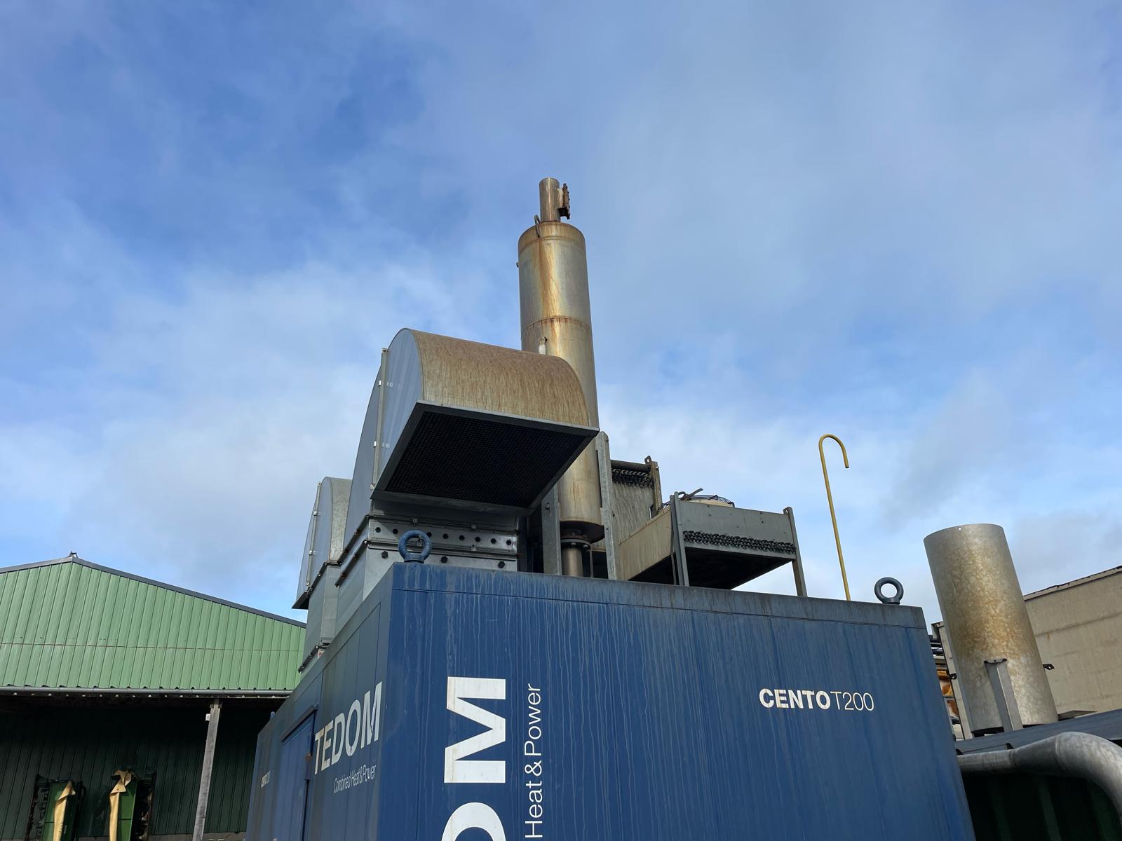 Used Tedom Cento 210 kW Biogas Container Generator Set for Sale - Gas ...