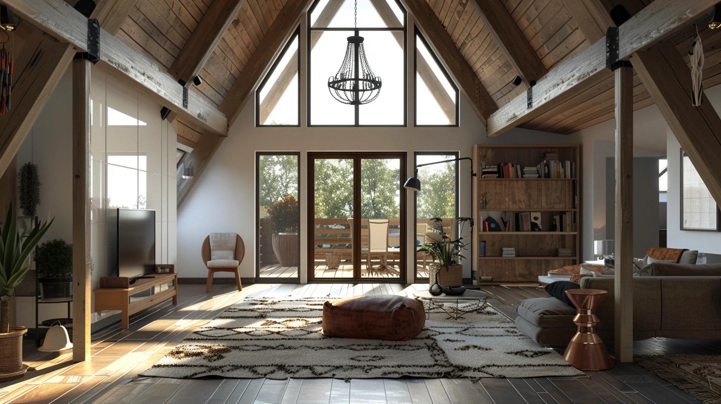 A Frame House Style Interior