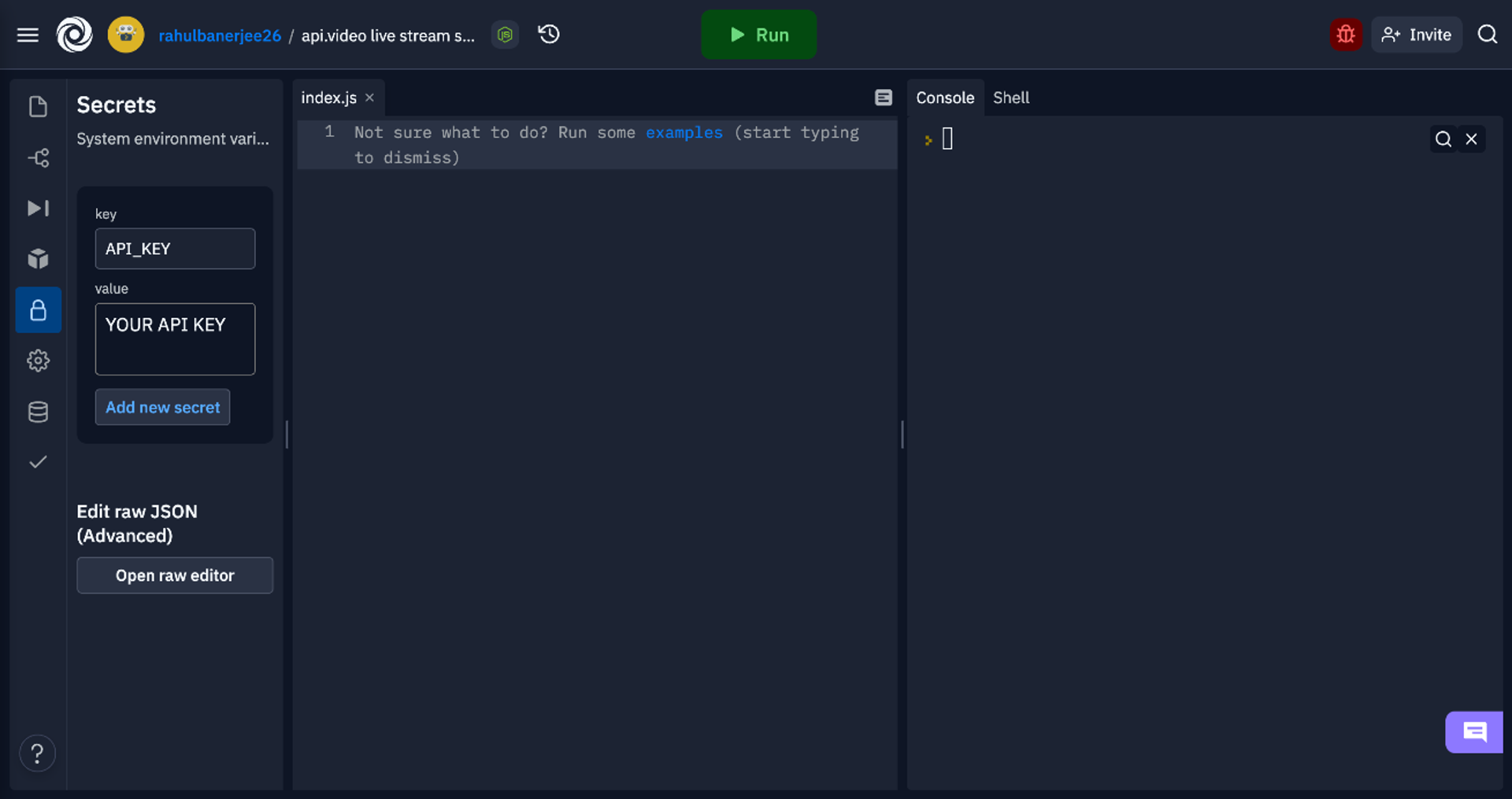 Replit — Build Your Own Livestreaming Service with api.video