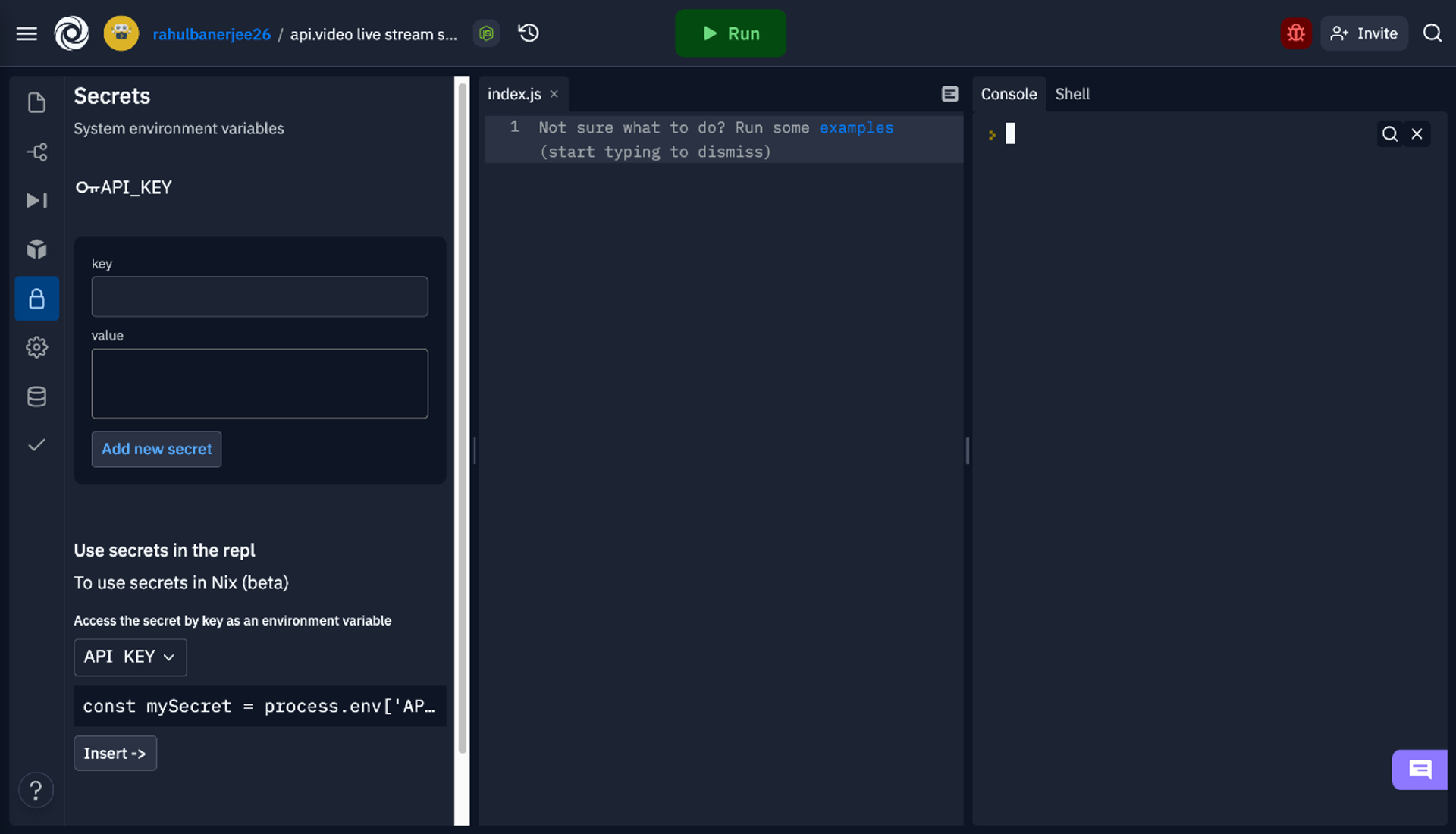 Replit — Build Your Own Livestreaming Service with api.video
