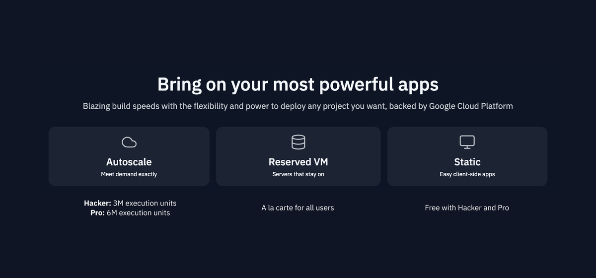 Replit — Announcing Autoscale and Static Deployments
