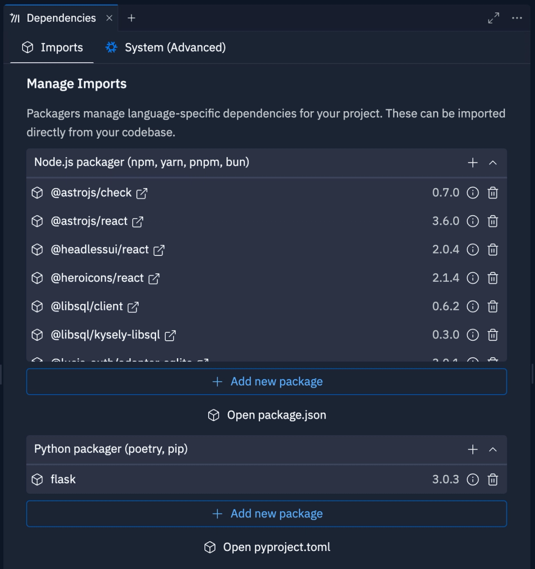 Replit — Improved Dependency Management