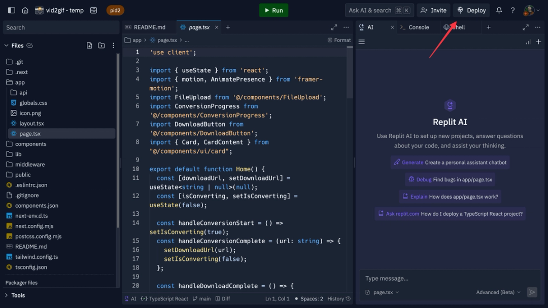 Deploy a GIF Conversion App on Replit - Replit