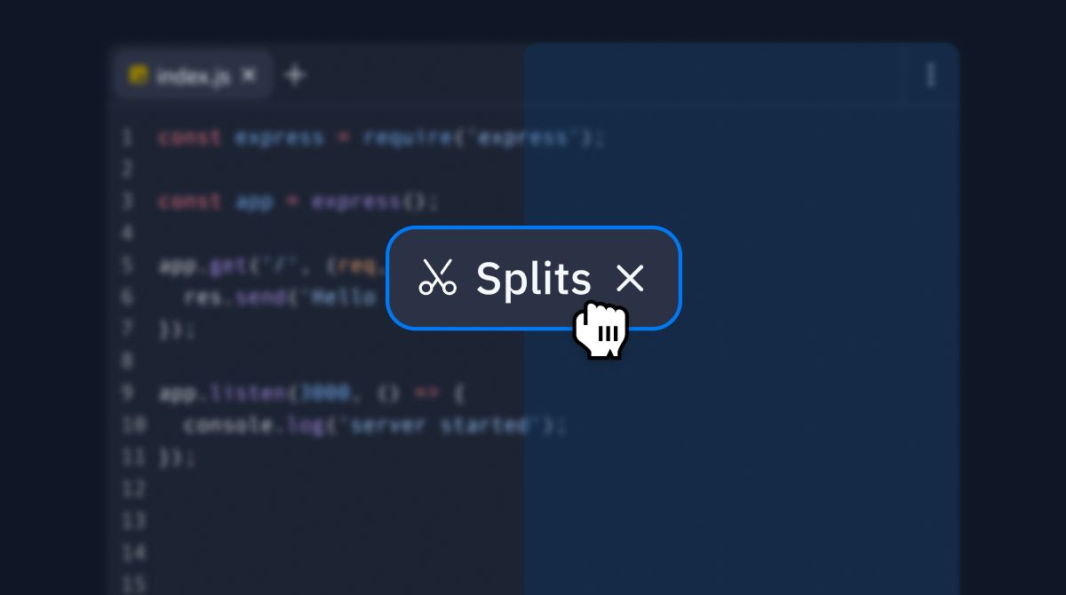 Replit — Fluid layout customization with Splits