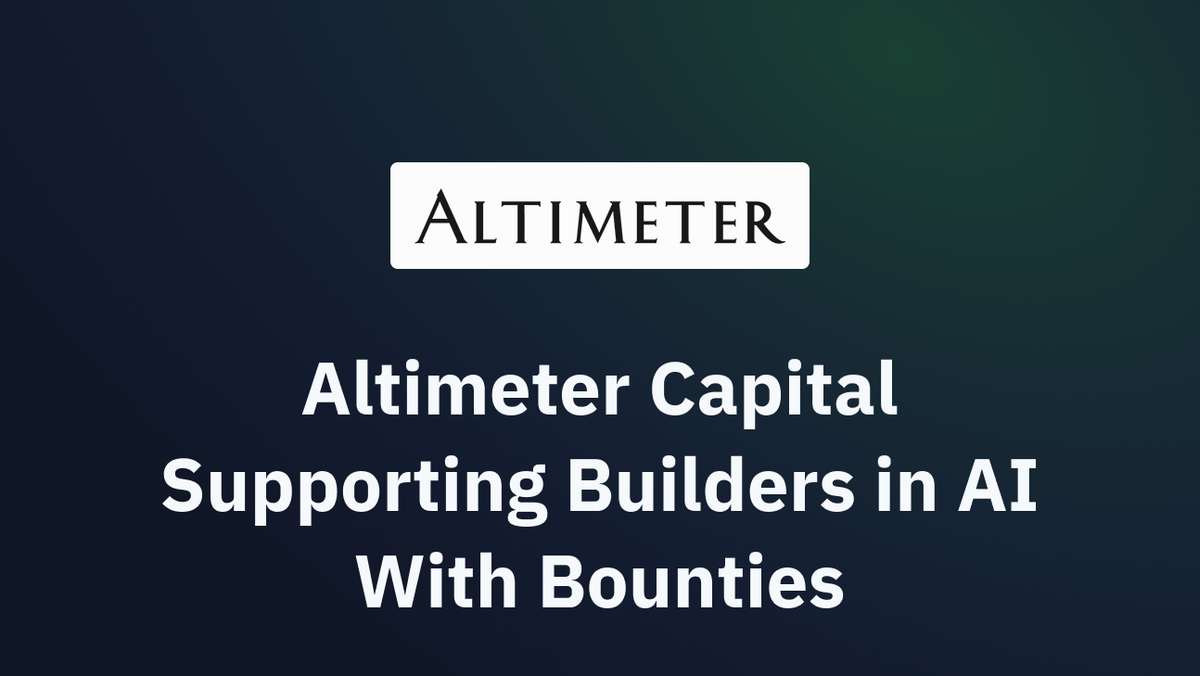 Replit — Altimeter Capital: Supporting builders in AI with Bounties