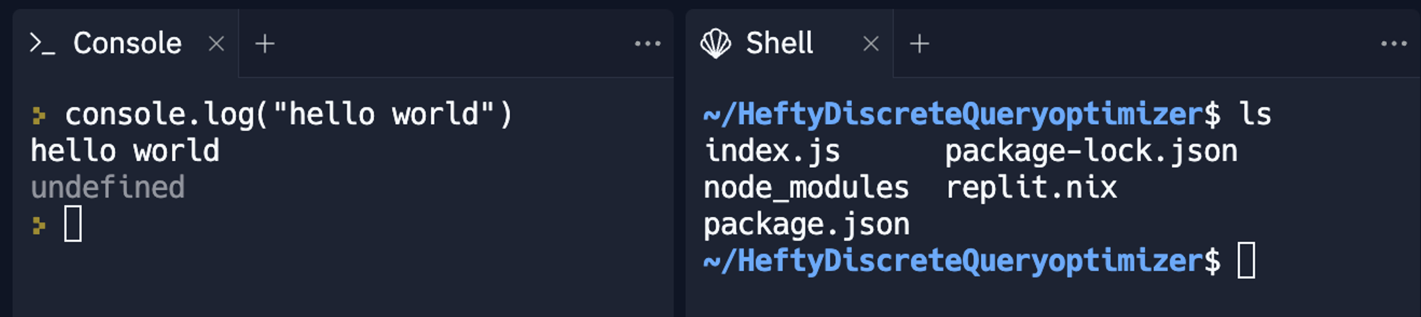 Replit — New and Improved Console