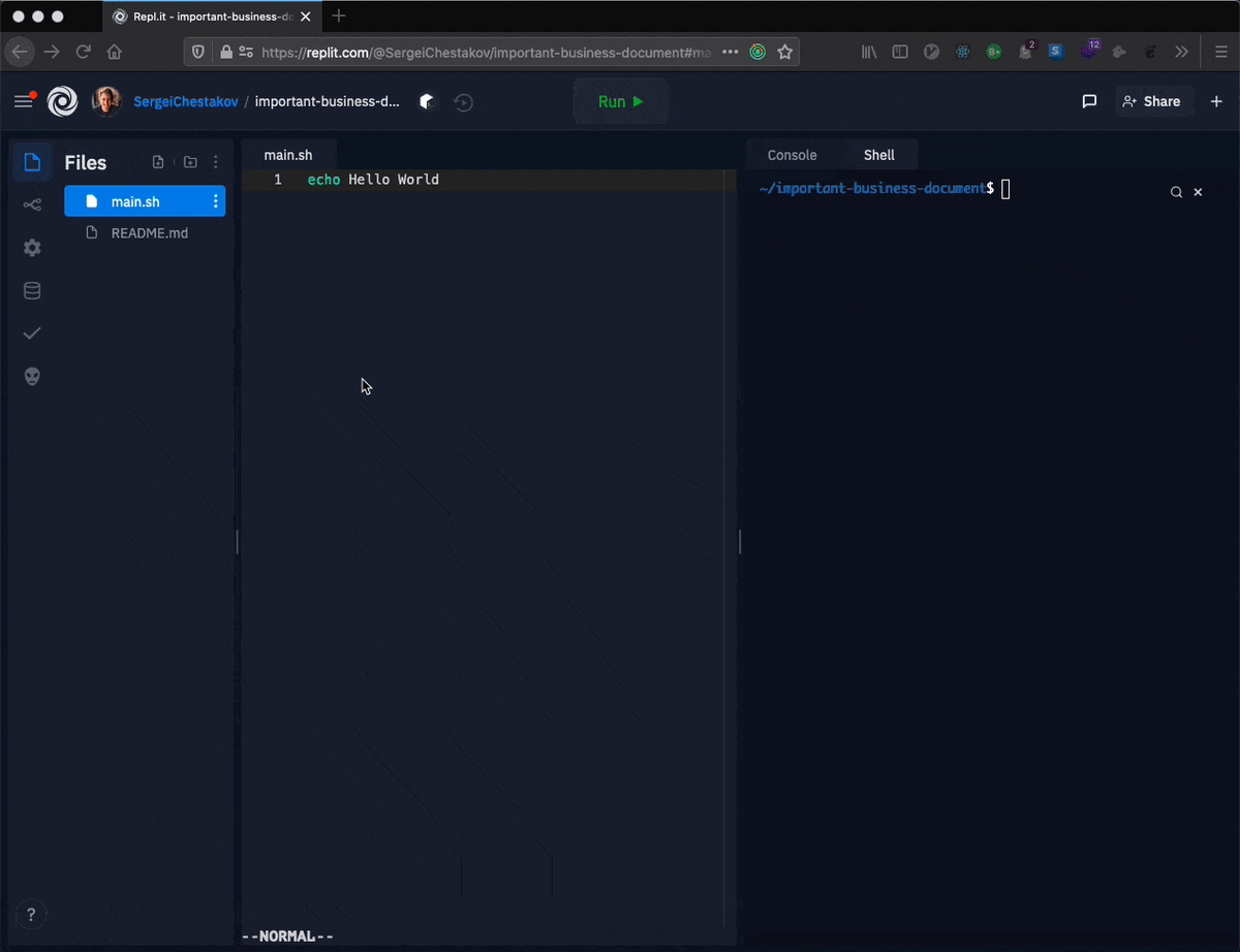 Replit — Markdown Preview 